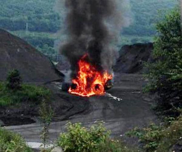 FIREFIGHTERS RESPOND TO FRONT-END LOADER FIRE IN NESQUEHONING ...