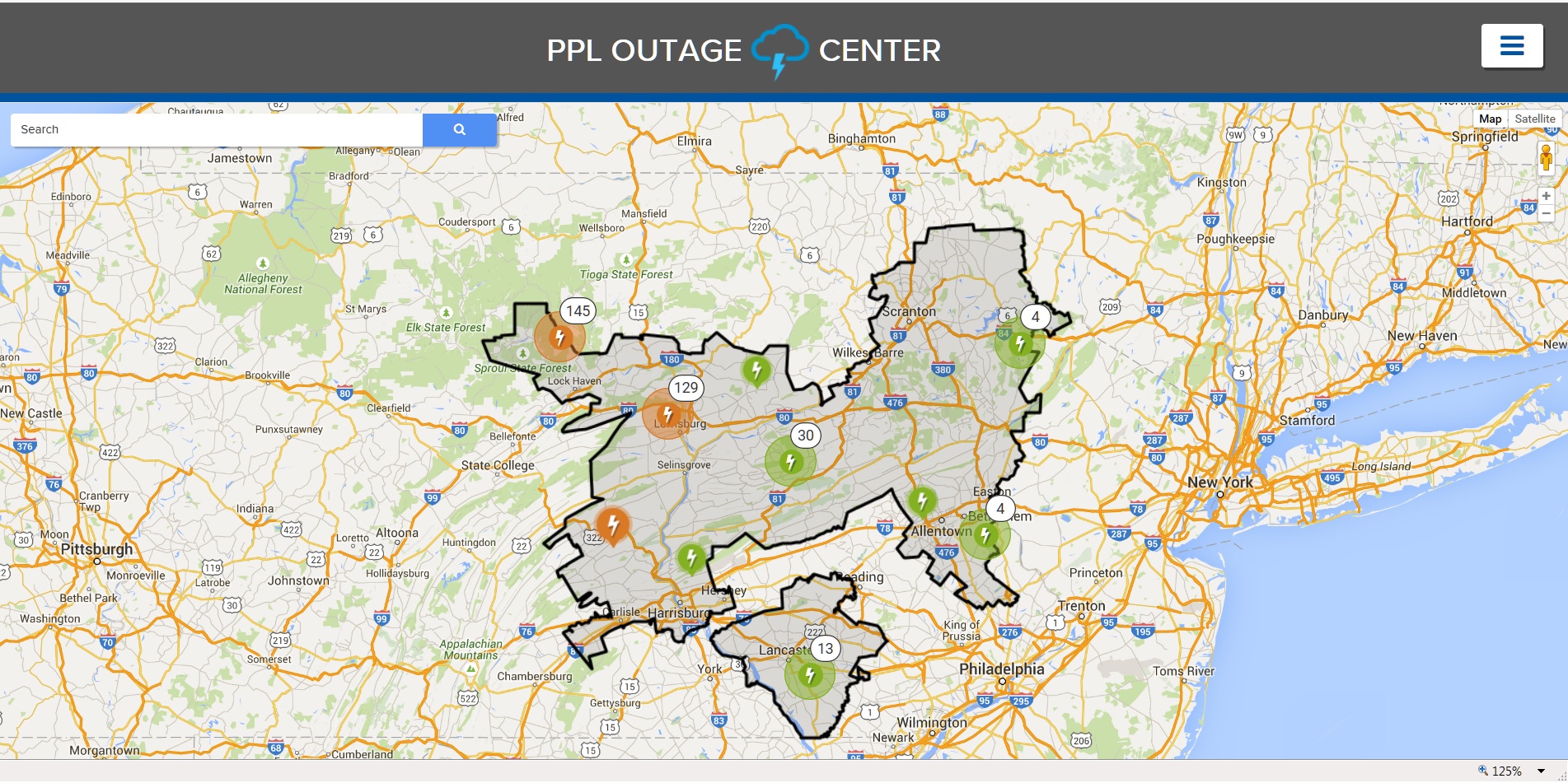 PPL’S ONLINE POWER OUTAGE MAP HAS A NEW LOOK – TamaquaArea.com