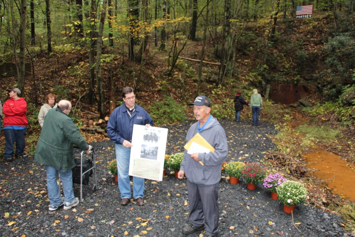 CEREMONY MARKS 100TH ANNIVERSARY OF FOSTER MINE TUNNEL CAVE-IN AND ...